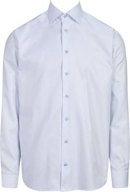 Eton Chemise droit col classique &agrave; motif en coton