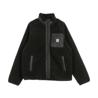 Carhartt Work in Progress Homme, Sport, Noir, Taille: M Veste Sherpa &agrave; Col Haut Fermeture &Eacute;clair