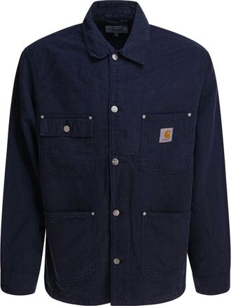 Carhartt Work in Progress Homme, Vestes, Bleu, Taille: L Walter Chore Coat