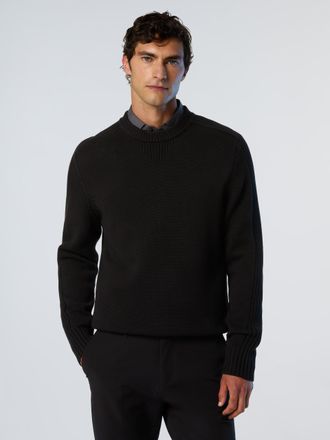 North Sails Pullover Rundhalsausschnitt mit Rippb&uuml;ndchen