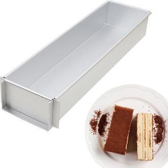 Generic Rechteckige Kuchenform - Antihaftbeschichtete Backform, Perfekte Ma&szlig;e Von 15,74 X 3,93 X 2,36 Zoll | Vielseitige Kuchenform, Ideal F&uuml;r Eiscremekuchen,