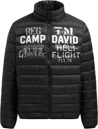 Camp David Steppjacke mit elastischem Saumabschluss
