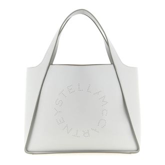 Stella McCartney Logo Tote Bag - - Bags - Damen - Grau - ONE SIZE