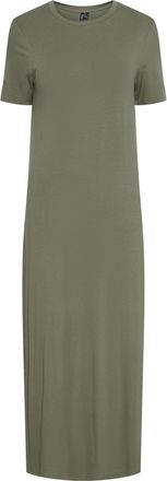 Pieces Damen PCSOFIA Maxi T-Shirt Dress NOOS BC Maxikleid, 17146344,Deep Lichen Green,XS