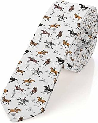 Generic Cavaliers Cravates Décontractée Cravate Homme Polyvalente Cravate Pour Adultes Travail Formelle