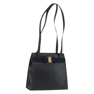 Ferragamo Pre-owned Ledertasche zum Umh&auml;ngen - - Pre-owned - Damen - Blau - ONE SIZE