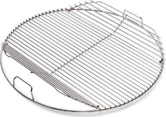 Weber Grillrost, Edelstahl, klappbar, passend f&uuml;r 57 cm Holzkohlegrills