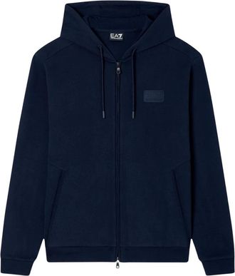 Emporio Armani Emporio Armani Ea7, Homme, Sweatshirts et sweats &agrave; capuche, Bleu, Taille: XL Natural Ventus7 Full Zip Sweat &agrave; capuche
