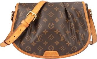 Louis Vuitton Crossbody Bags - Louis Vuitton Canvas Monogram Menilmontant PM Cros - Gr. unisize - in Braun - f&uuml;r Damen