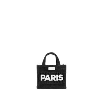 Rue Madam Mini Havana Tote mit gestepptem Logo - - Bags - Damen - Schwarzk - ONE SIZE
