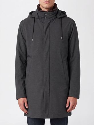 Herno Kurzer Resort-Parka aus gef&uuml;ttertem Nylon mit abnehmbarer Kapuze