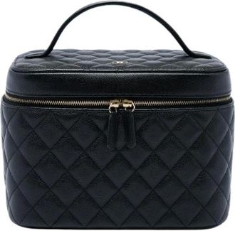 Chanel Sac Vanity Pre-owned - Femme - Pre-owned - Noir - Taille: ONE Size