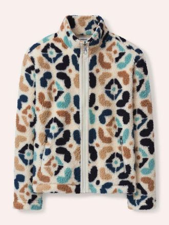 Walbusch Fleecejacke Damen Jacke aus Teddyfleece Stehkragen, pflegeleicht, w&auml;rmend