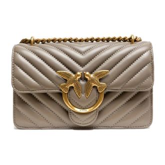 Pinko Love One Mini Schultertasche - - Bags - Damen - Grau - ONE SIZE