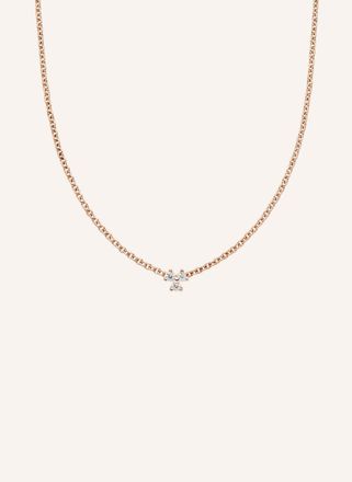 VEYNOU Veynou Halskette Fleur Aus 14 Karat Ros&eacute;gold Und 0,08ct. Lab-Grown Diamanten rosegold