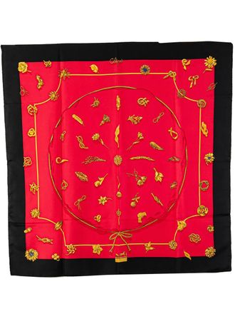 Hermès foulard Clips en soie 20e siècle - Multicolore