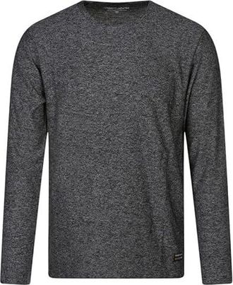 Teddy Smith Tee-Shirt Homme T-Kaylen ML Melange Black