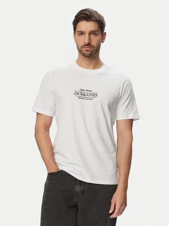 Jack & Jones Jack & Jones T-Shirt Cassis 12295049 Wei&szlig; Regular Fit