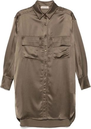 Gentryportofino Femme, Blouses et Chemises, Vert, Taille: 36 FR Chemises