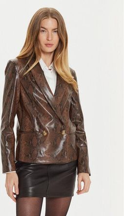 Twin-Set Jacke aus Kunstleder 242TT2233 Braun Regular Fit