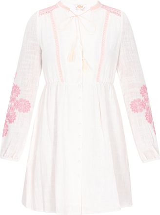 Usha Kleid Frauen cremefarben