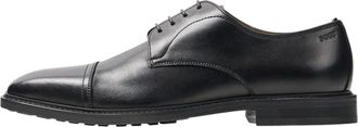 HUGO BOSS Herren Schn&uuml;rschuhe Lisbon, Leder (Schwarz)