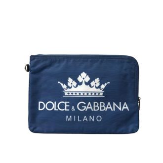 Dolce & Gabbana Pre-owned Stoff clutches - - Pre-owned - Damen - Blau - ONE SIZE