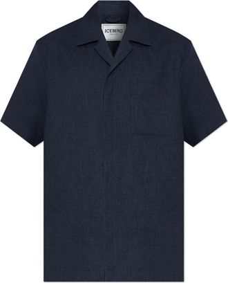Iceberg Homme, Chemises, Bleu, Taille: M Chemise avec poche