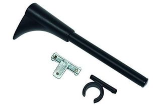 Gardinia Universal Wandtr&auml;ger, Inkl. Ring- und Kreuzadapter, Wandhalter, F&uuml;r Gardinenstangen &Oslash; 16 mm, Serie Memphis, Metall, Schwarz-Matt 32240