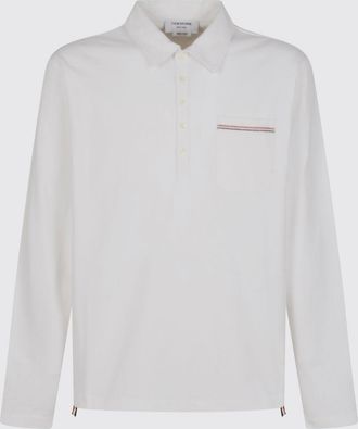 Thom Browne Polo Herren Farbe Wei&szlig;