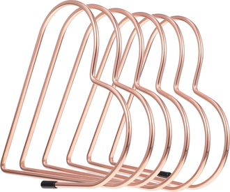 Angoily Herzförmige Buchstütze Aus Eisen Einziehbarer Buchorganizer Dehnbarer Bücherhalter Für Schreibtisch Freistehend Für Büro Und Zuhause