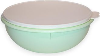 Tupperware Fix N Mix Schüssel Groß 26 Tassen Mintgrün mit cremeweißem Siegel