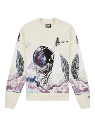 Billionaire Boys Club sweat Destination avec imprim&eacute; graphique - Tons neutres