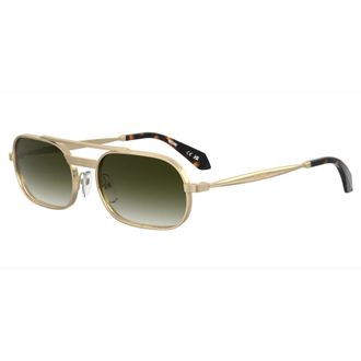Moschino Ros&eacute;gold Gr&uuml;n Get&ouml;nte Sonnenbrille - - Accessories - Damen - Gelb - 55 MM