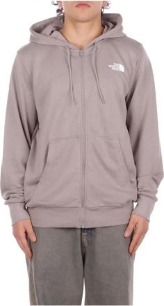 The North Face Homme, Sport, Gris, Taille: S Simple Dome Light Zip-up Sweat &agrave; capuche