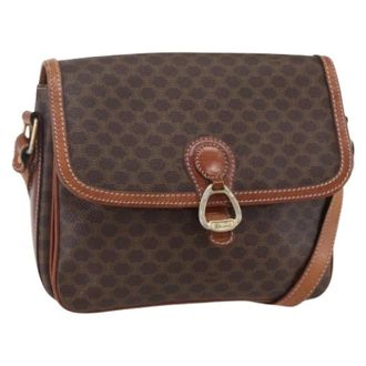 Celine Sac bandouli&egrave;re Vintage Pre-owned - Femme - Pre-owned - Brun - Taille: ONE Size