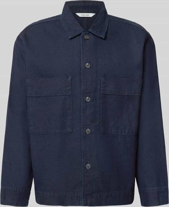Selected Relaxed Fit Freizeithemd aus Baumwoll-Hanf-Mix Modell PAZ