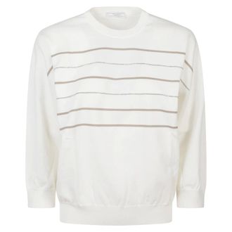 PESERICO Damen, Strickwaren, Wei&szlig;, MGr&ouml;&szlig;e