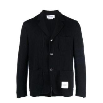 Thom Browne Homme, Vestes, Noir, Taille: M Veste Élégante