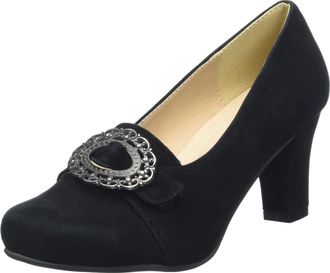 Hirschkogel Damen Pumps, schwarz, 40 EU