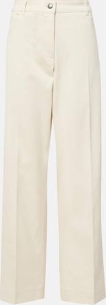 Moncler Gerade Hose aus Baumwoll-Gabardine