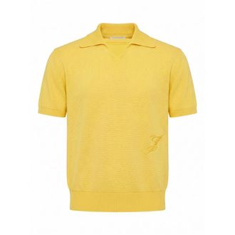 Jacquemus Homme, Pulls, Jaune, Taille: L Le Polo Maille J Knit