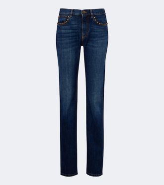 Etro Verzierte Straight Jeans