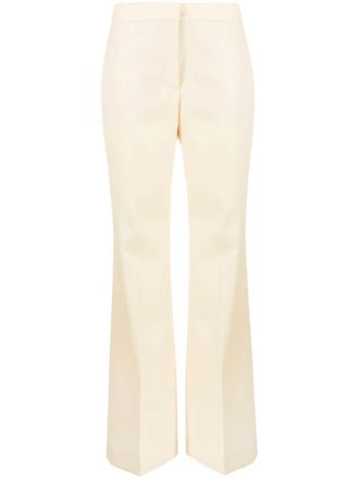 Moschino pantalon droit &agrave; taille haute - Tons neutres