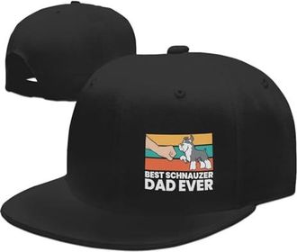 Generic Le Meilleur Papa Schnauzer du Monde Femme Homme Casquette De Baseball S&eacute;chage Rapide Chapeaux Pare-Soleil Respirant Casquette Hip Hop pour Sport Hip P