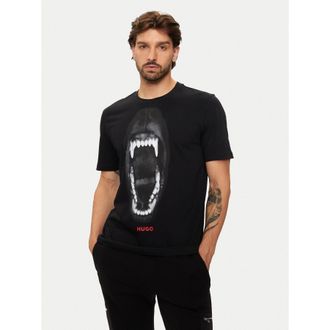 HUGO BOSS Hugo T-Shirt Dayaking 50523979 Schwarz Regular Fit