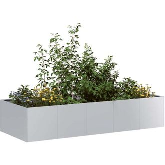 vidaXL Jardini&egrave;re 200x80x40 cm acier galvanis&eacute; - Vidaxl