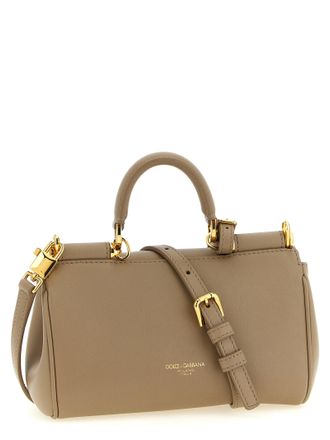 Dolce & Gabbana Top Handle Bag - Beige