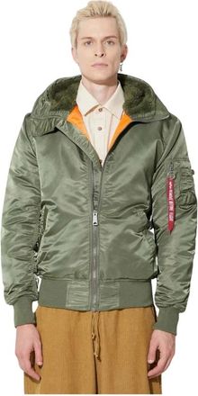 Alpha Industries Homme, Vestes, Vert, Taille: M Ma-1 Hooded