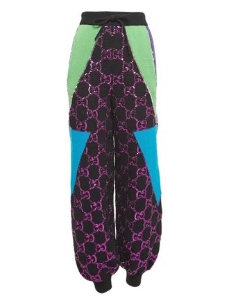 Gucci pantalon à ornements - Noir